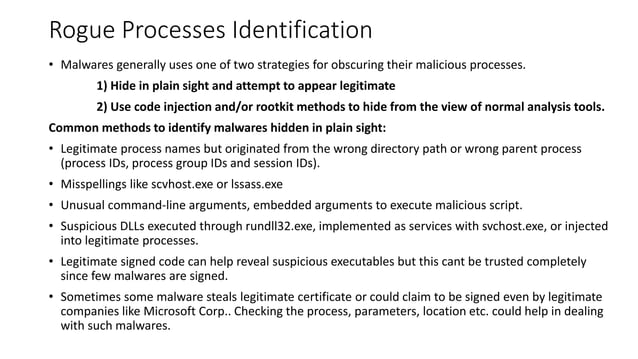 Anomalies Detection Windows Os Part 1 Ppt