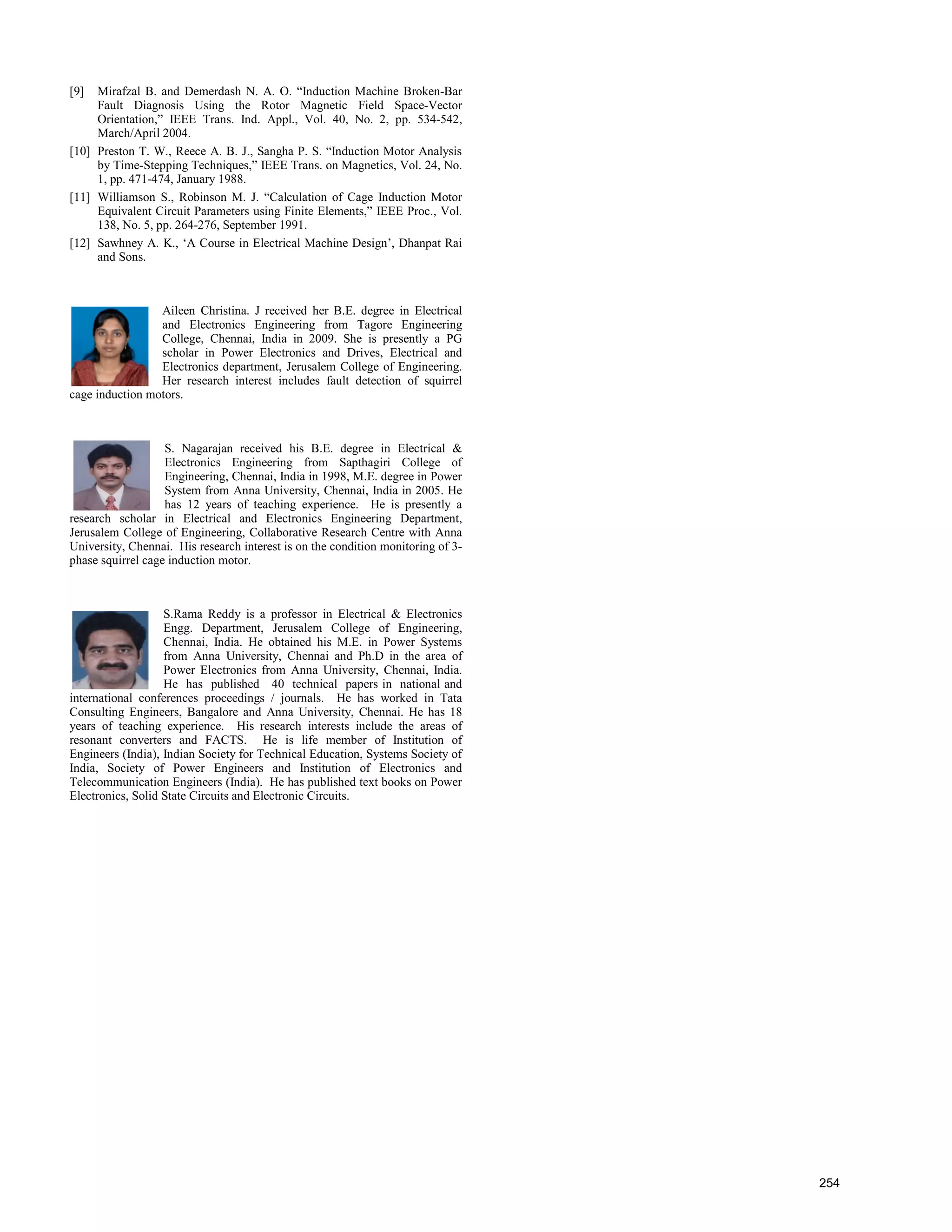 Detection Of Broken Bars In Three Phase Squirrel Cage Induction Motor Using Finite Element