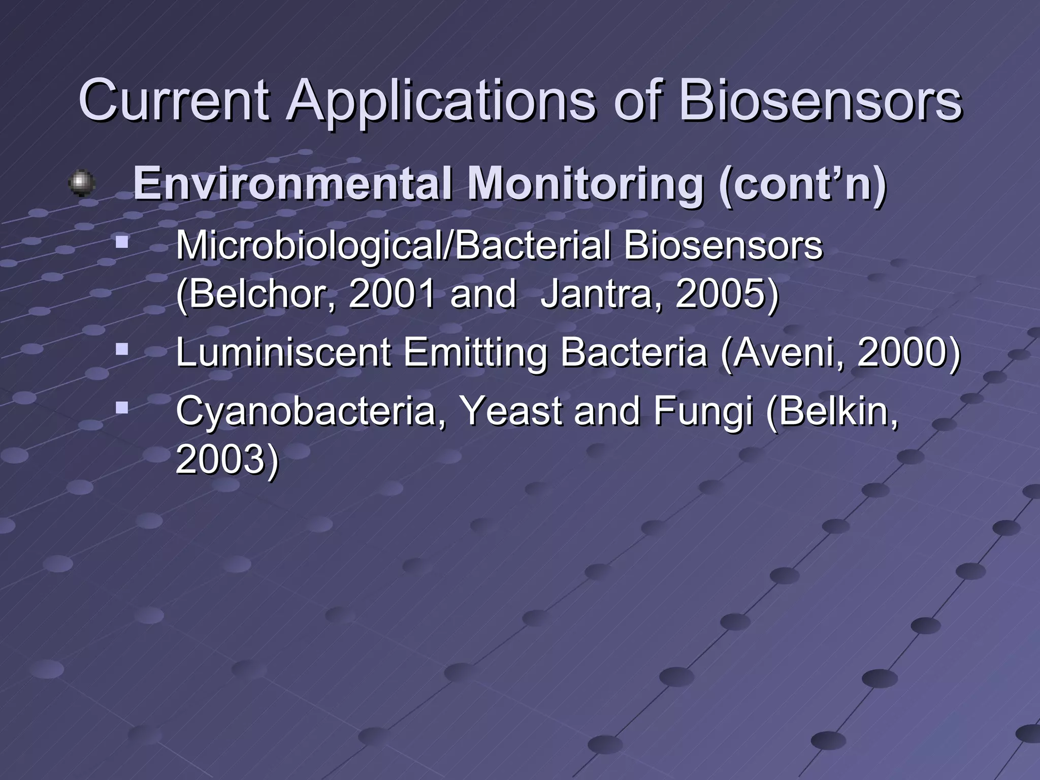 Detection of environmental pollutant using biosensors zen mergal | PPT