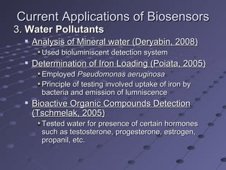 Detection of environmental pollutant using biosensors zen mergal | PPT