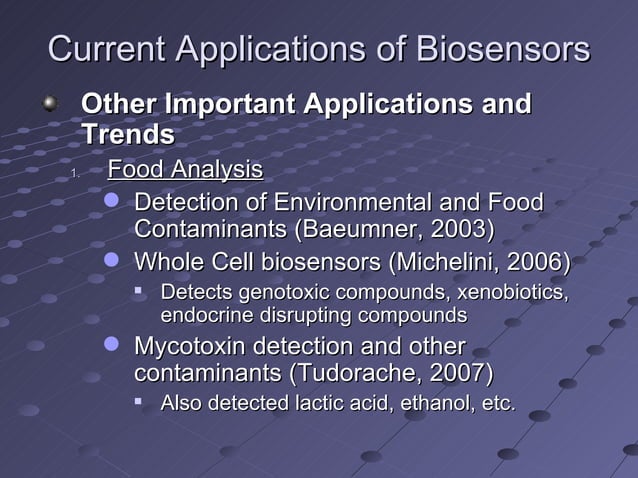 Detection of environmental pollutant using biosensors zen mergal | PPT ...