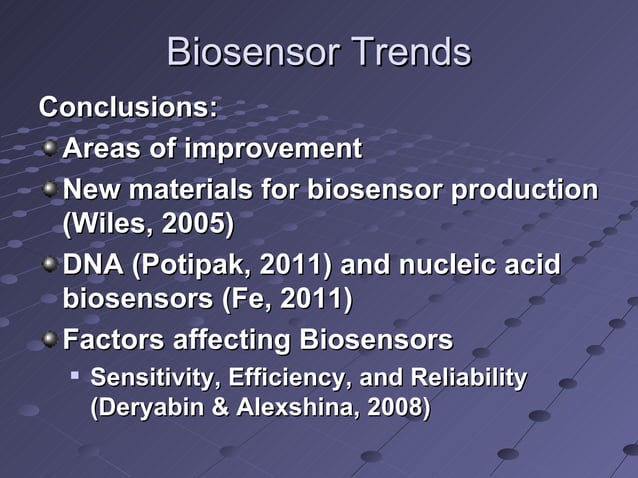 Detection of environmental pollutant using biosensors zen mergal | PPT ...