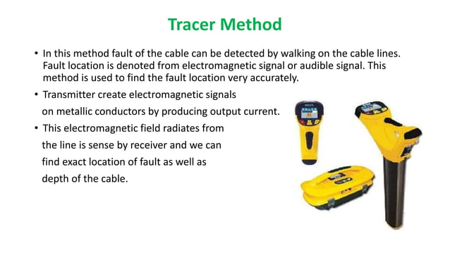 Detection of fault location in underground cable using arduino | PPTX