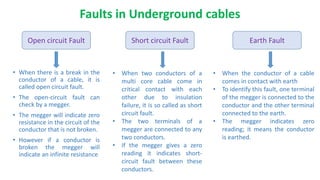 Detection of fault location in underground cable using arduino | PPTX