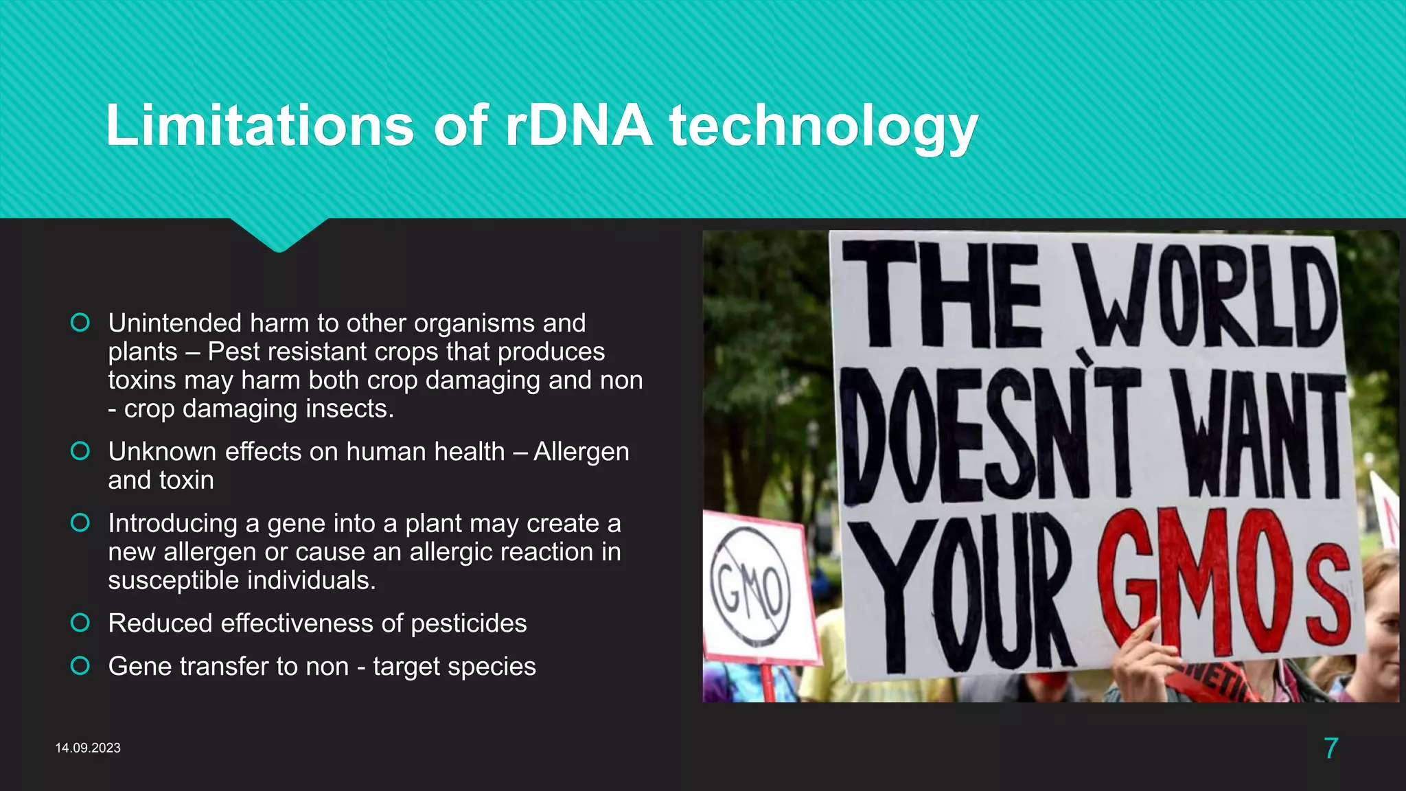 Detection of GMOs from foods using rDNA technology.pptx