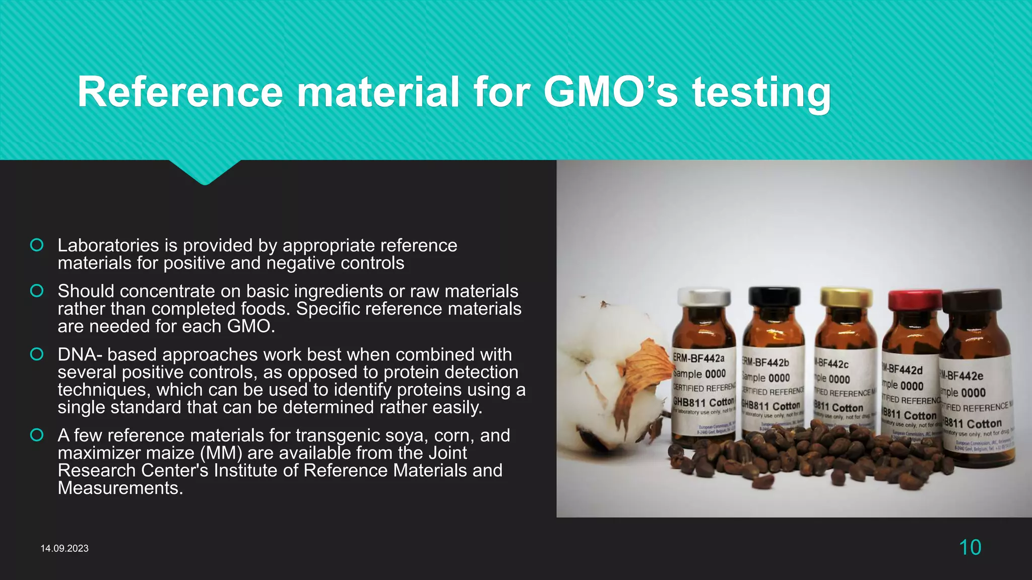 Detection of GMOs from foods using rDNA technology.pptx