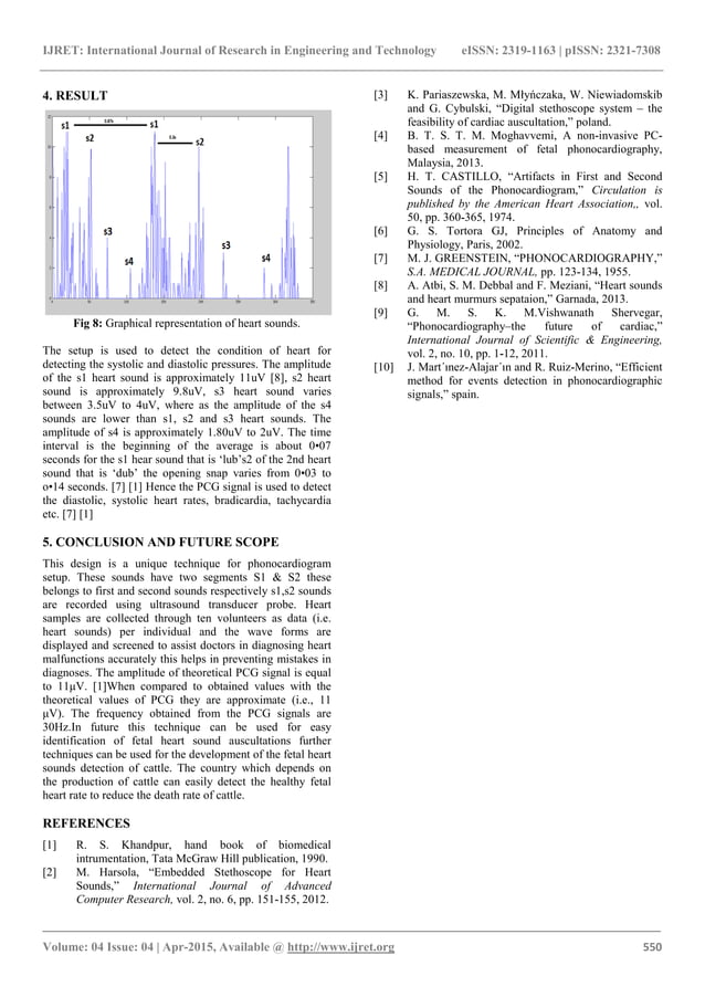 Detection of heart murmurs using phonocardiographic signals | PDF
