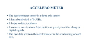 Detection of humps and potholes | PPTX