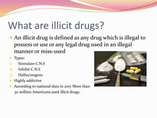 DETECTION OF ILLICIT DRUGS IN URINE | PPTX