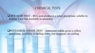 DETECTION OF LEAD.pptx