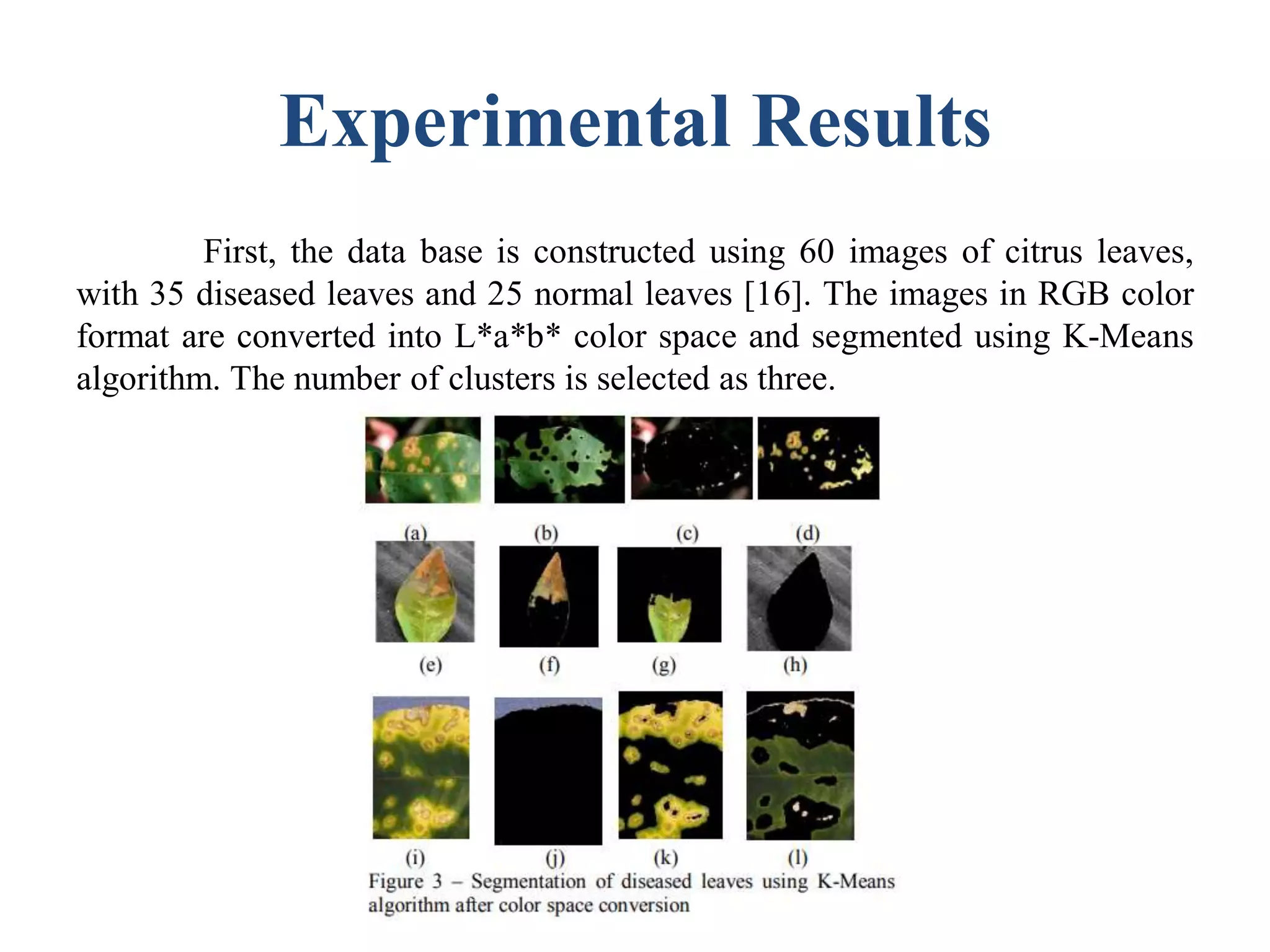 Detection Of Leaf Diseases And Classification Using Digital Image Processing Ppt
