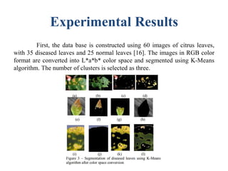 Detection of leaf diseases and classification using digital image ...