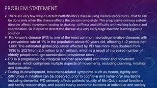 Detection of Parkinson’s disease using python.pptx