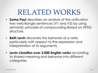 Detection of semantic errors from simple bangla sentences | PPT