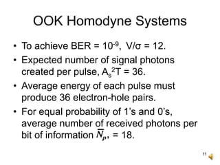 Detection techniques in coherent optical communications | PPT