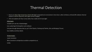 Detection&Tracking - Thermal imaging object detection and tracking | PPTX