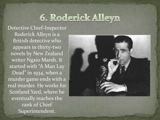 Detective | PPTX | Books and Literature