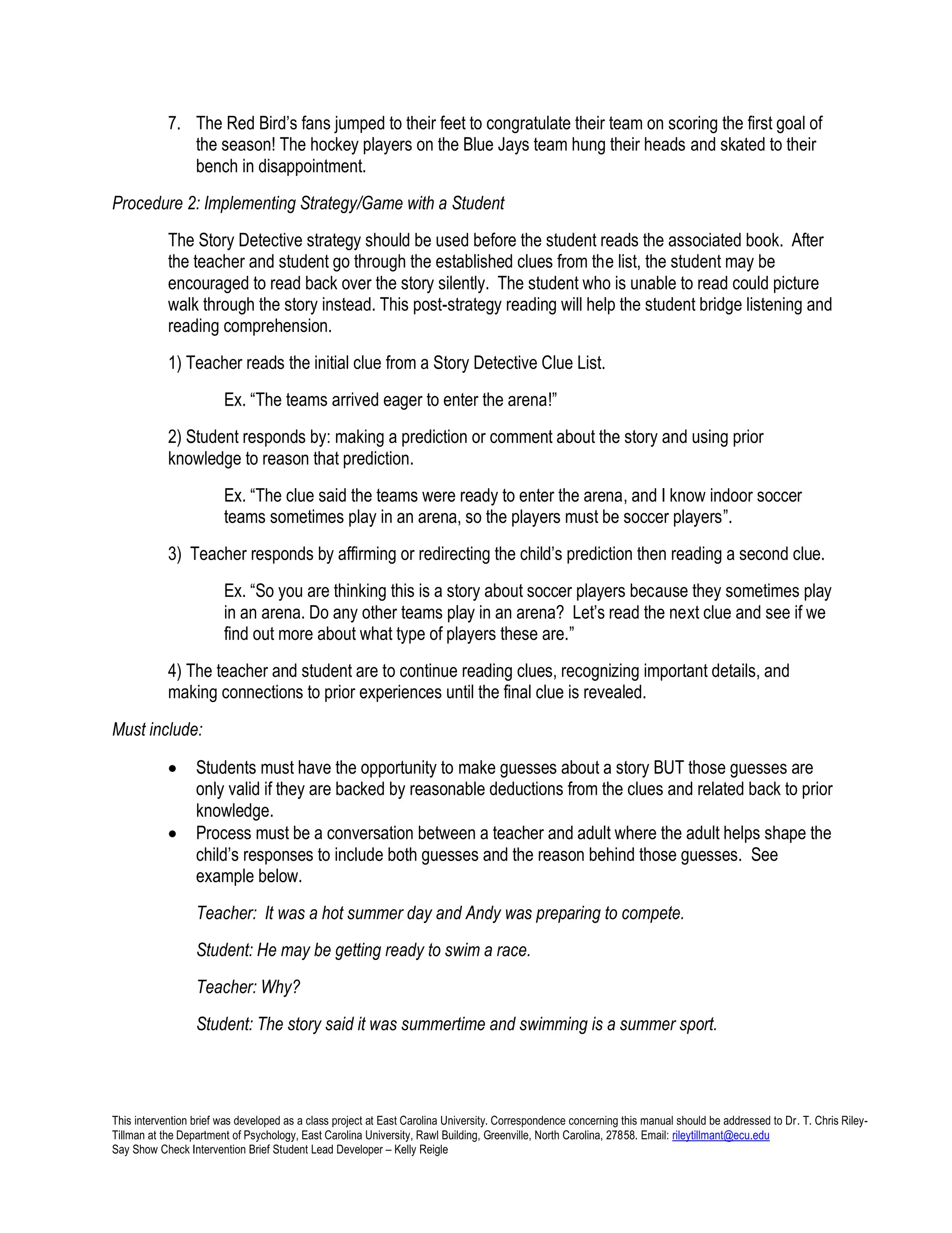 Detective comprehension | PDF