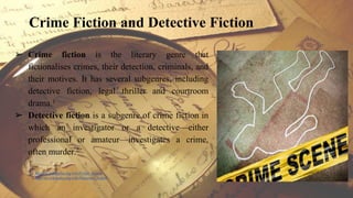 Detective fiction | PPTX