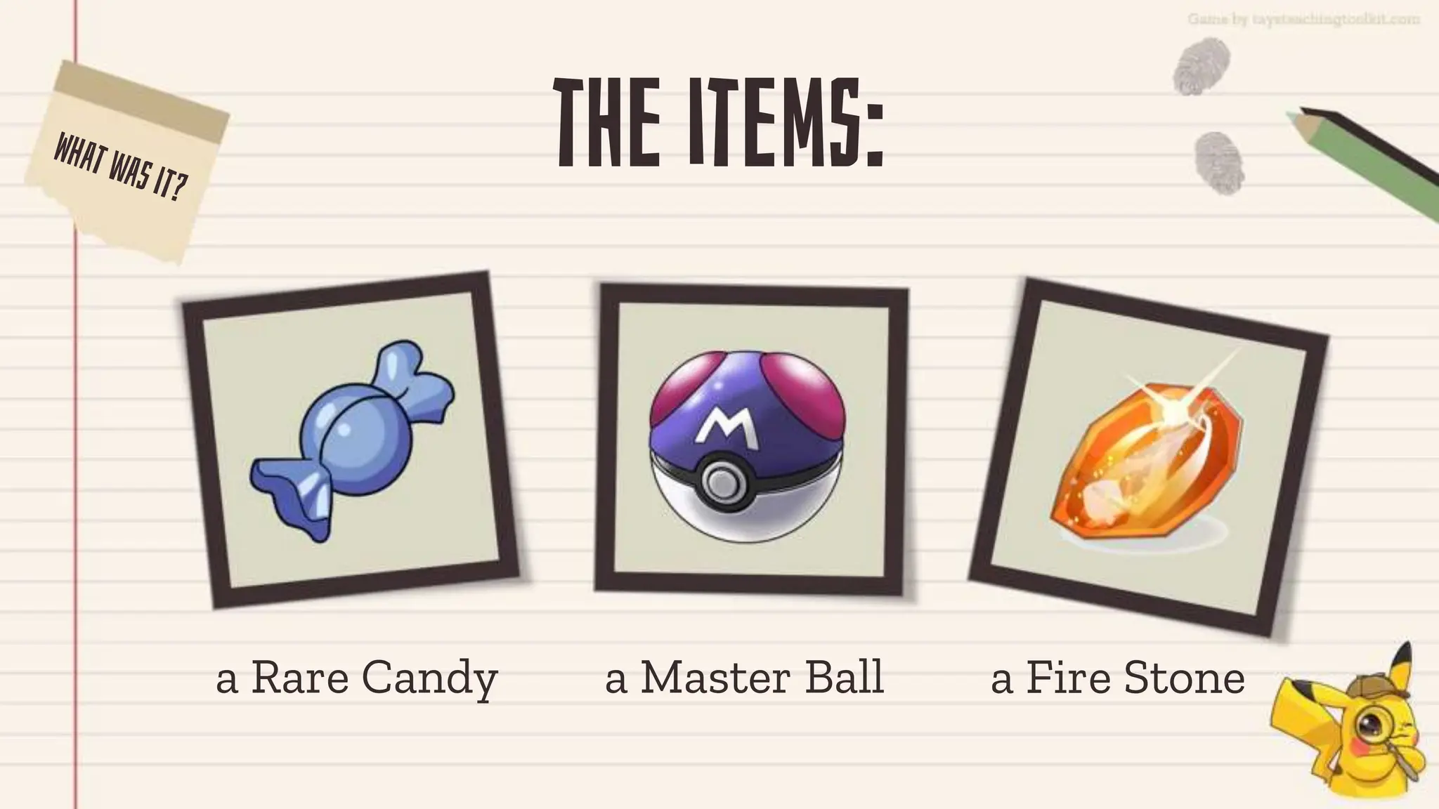 Detective Pikachu - Catch the Pokethief - Google Slides Version.pptx