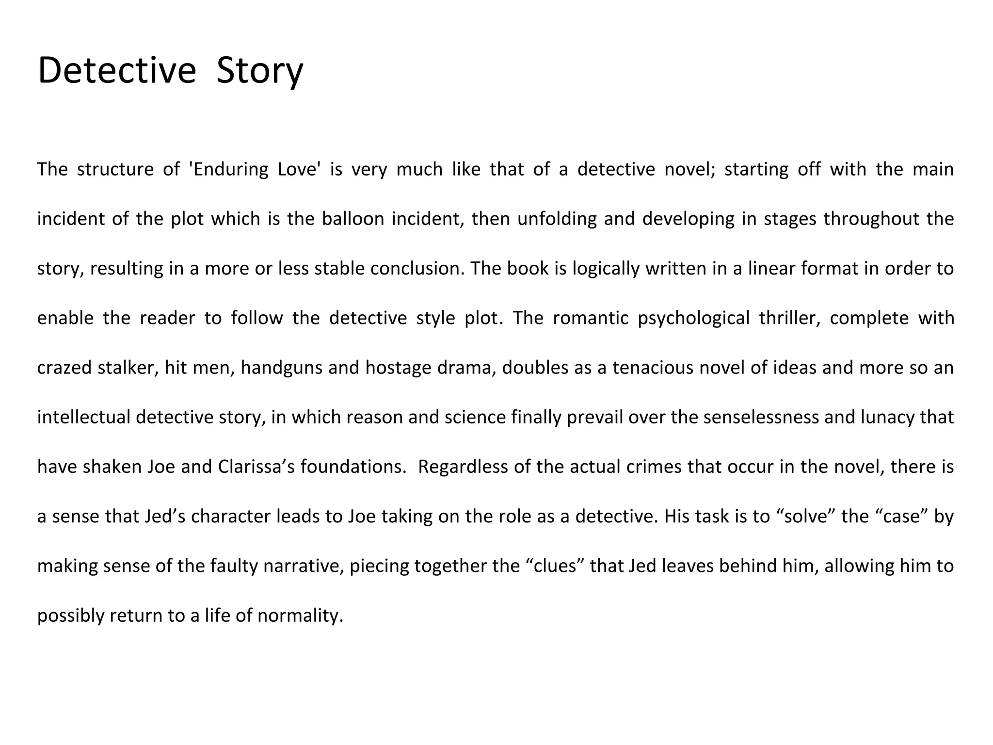 Detective story | PPT