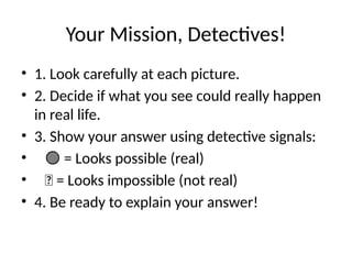 Detective truth eye game activity fun games | PPTX