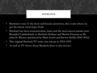 Detective TV Dramas | PPTX