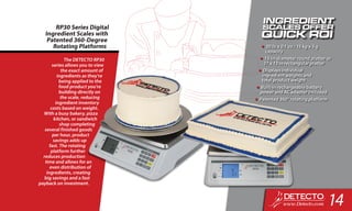 Detecto FoodService Scale Catalog | PDF | Home Appliances | Home & Garden