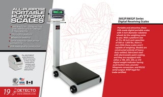 Detecto FoodService Scale Catalog | PDF | Home Appliances | Home & Garden
