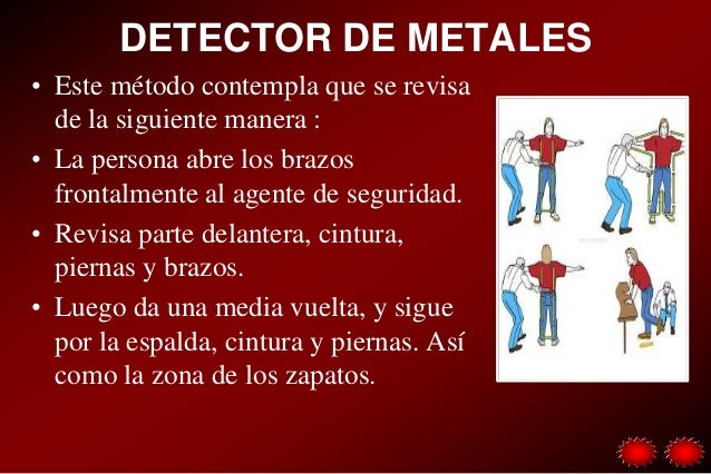 Seguridad de Instalaciones /Detector de metales
