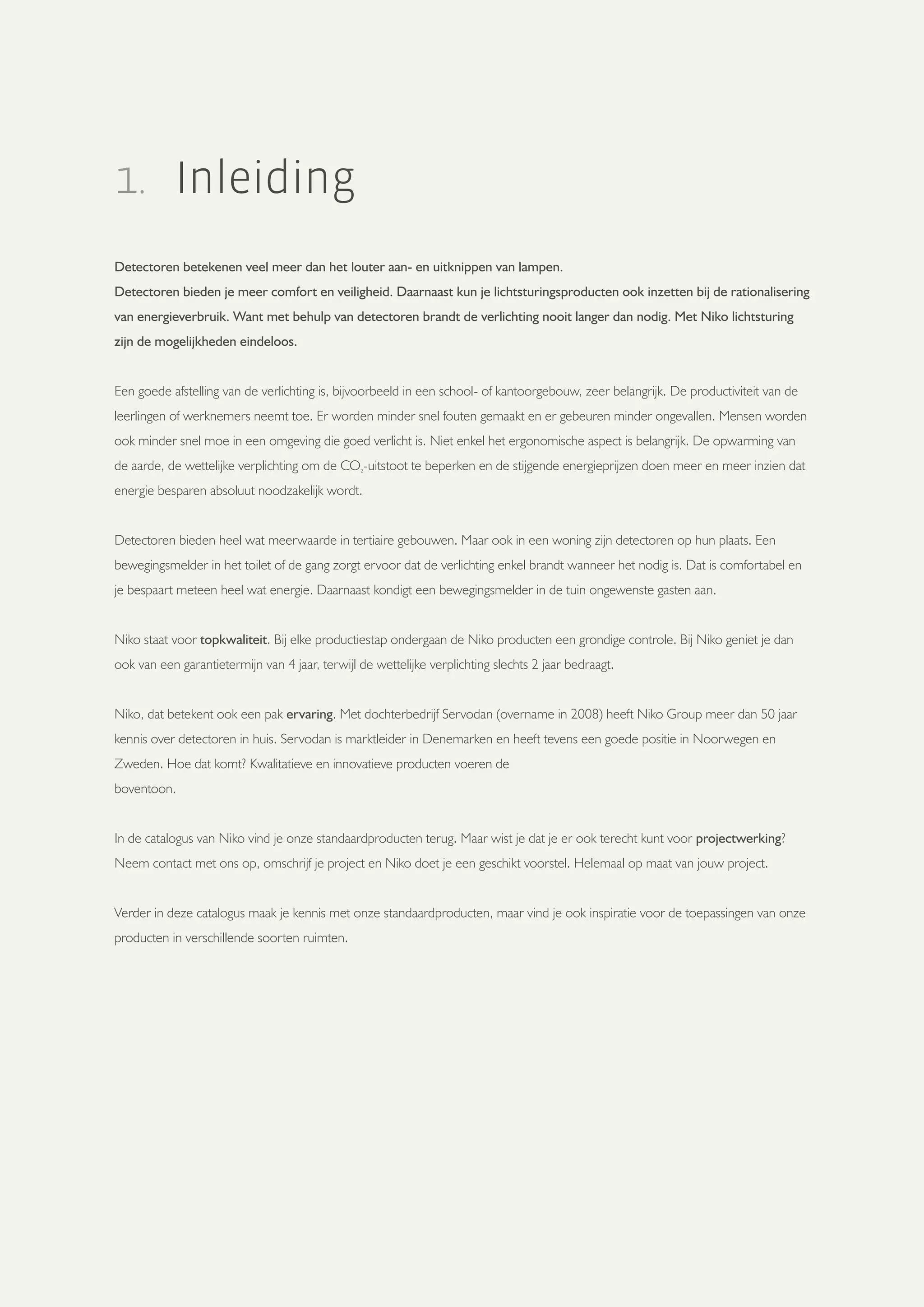 Niko NV - Detectoren | PDF