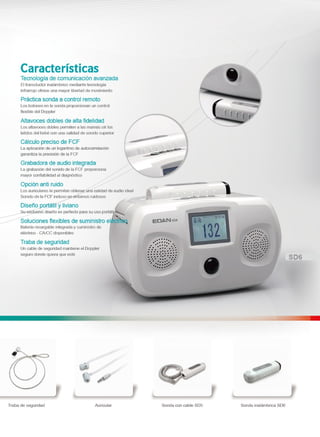 EBSO: DETECTOR DE LATIDOS FETALES DE SOBREMESA. MARCA EDAN - MODELO SD5 ...