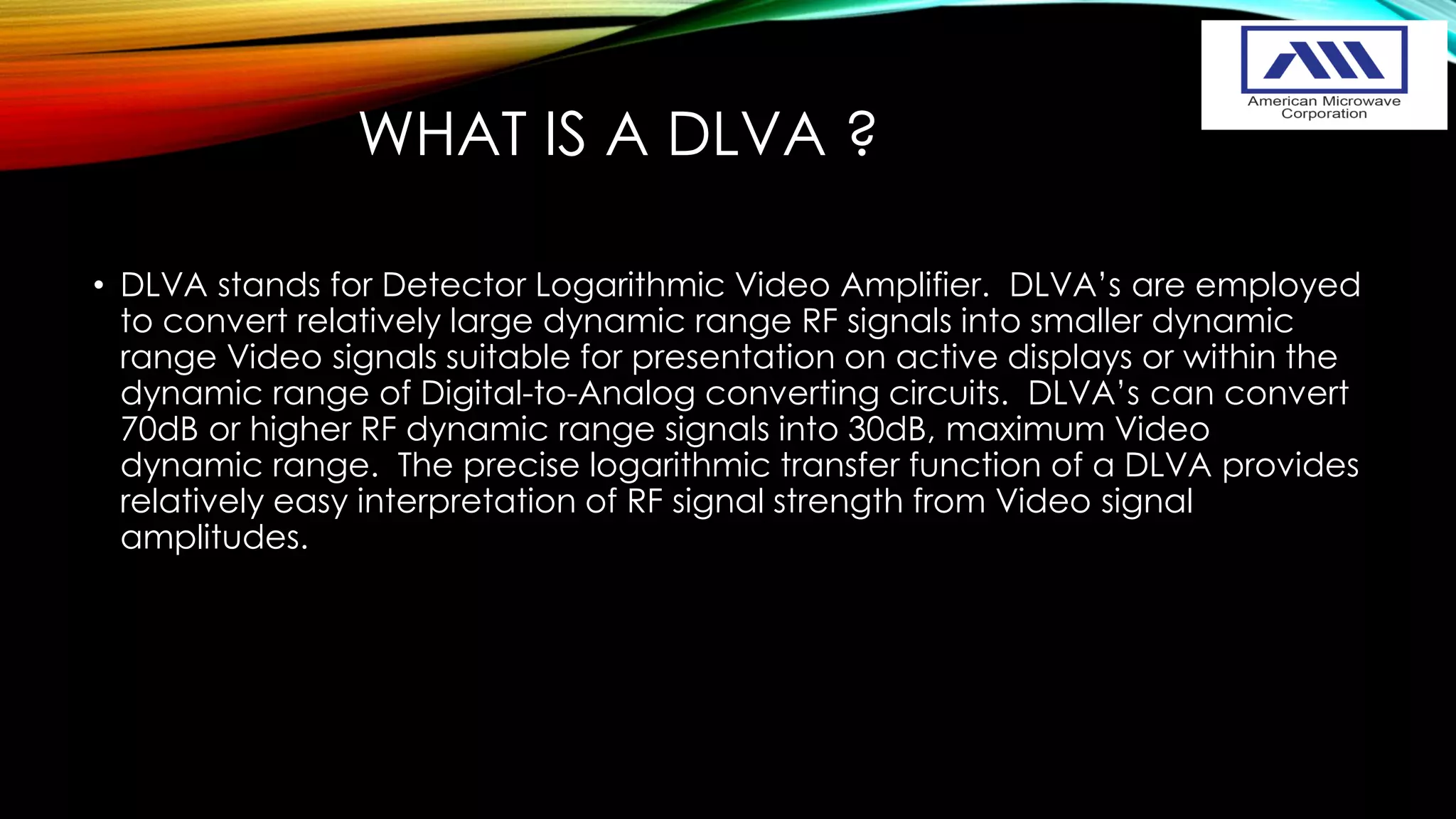 Detector Log Video Amplifiers DLVA Presentation | PDF