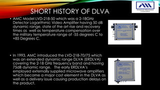 Detector Log Video Amplifiers DLVA Presentation | PDF