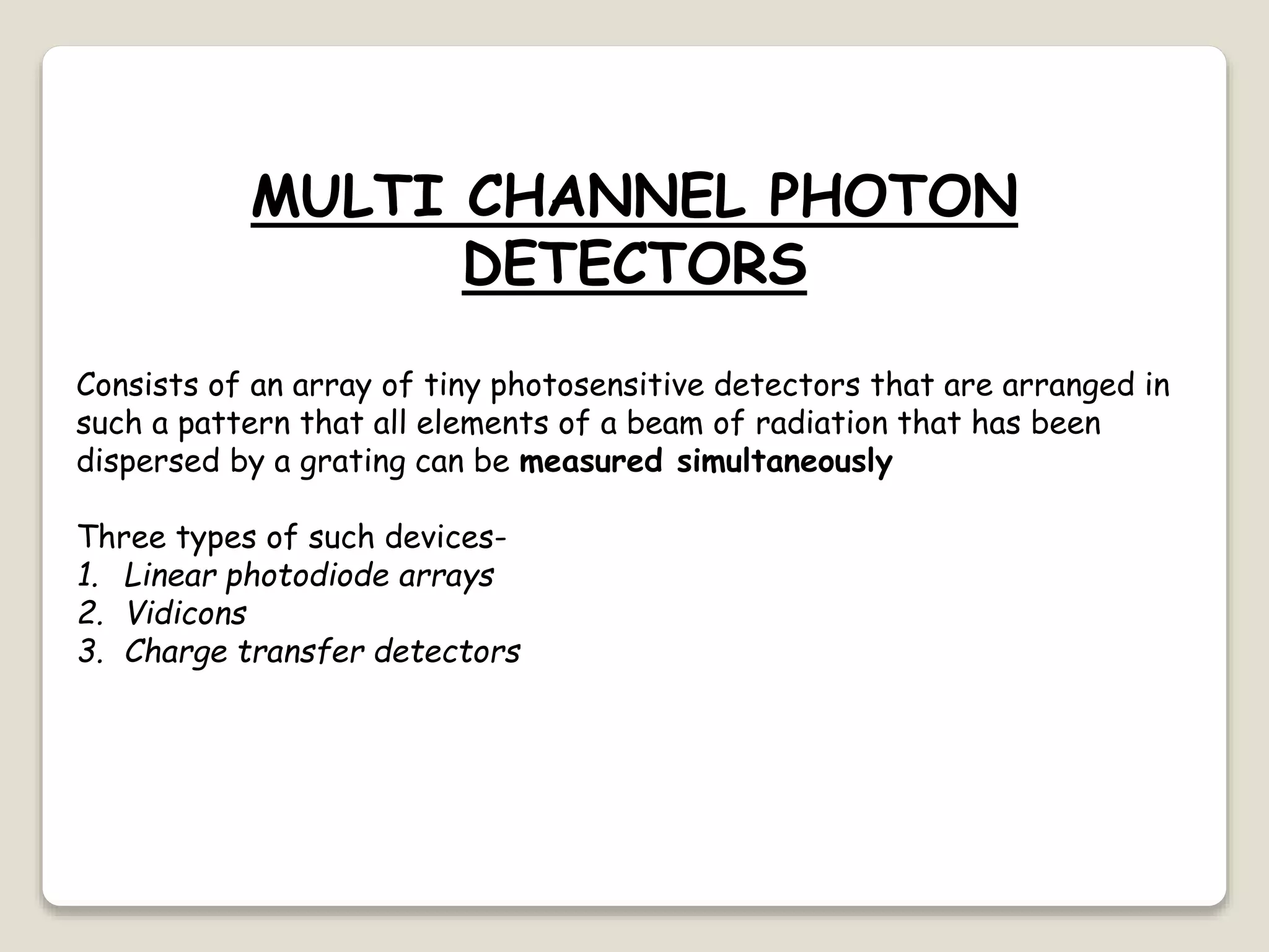 Detectors Pptx Physics Science