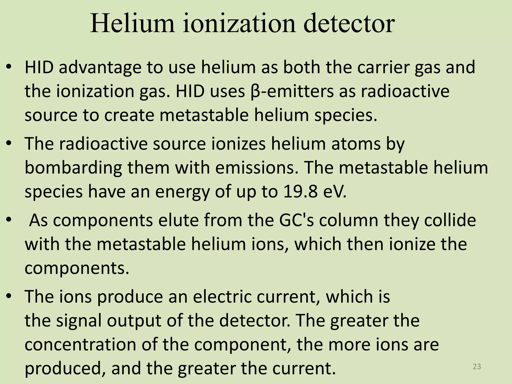 Detectors in GC | PPTX