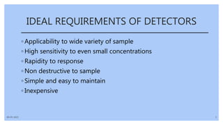 Detectors of gc | PPTX