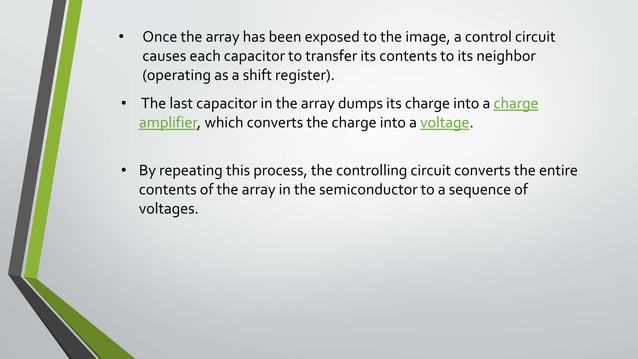 Detectors Used In Array Spectrophotometer Pptx Cameras And