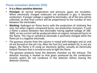 Detectors used in gas chromatography | PPTX