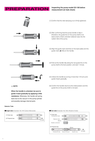 Gas Detector Tube List | PDF