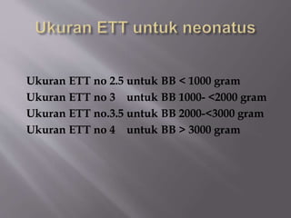 Deteksi dini kegawatan sistem respirasi dan management airway | PPT