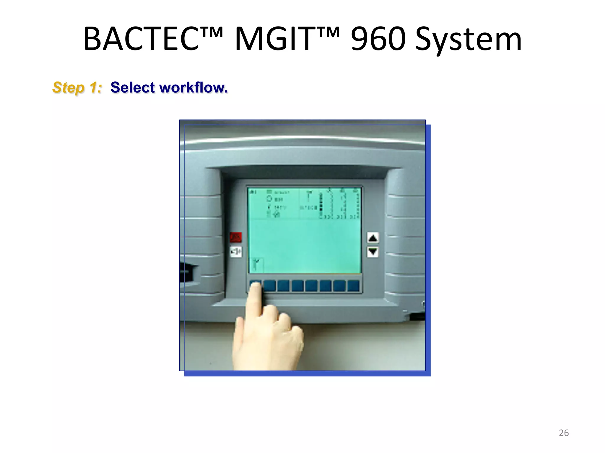 Deteksi mikobakterium menggunakan manual mgit dan bactectm mgittm 960 ...