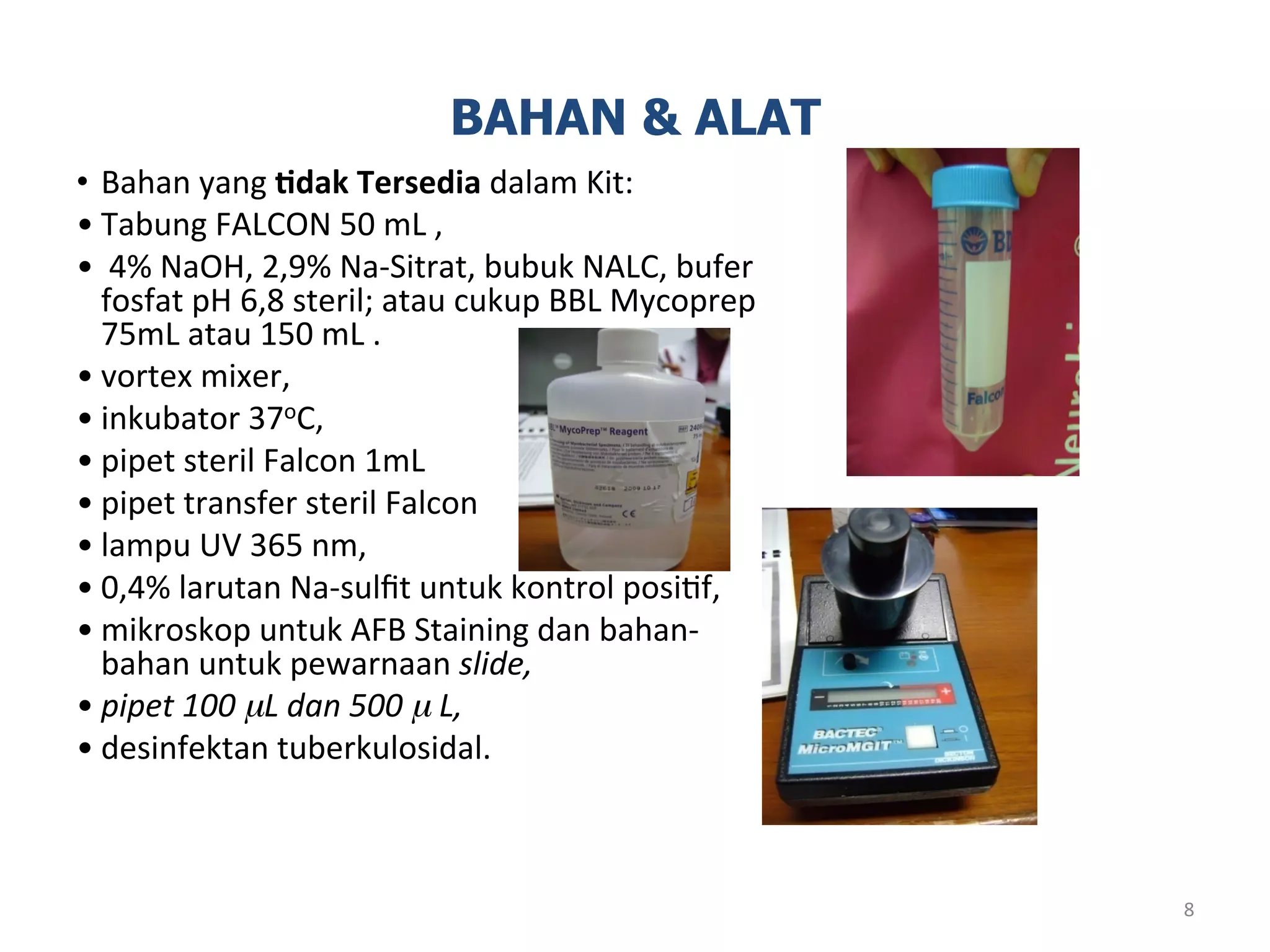 Deteksi mikobakterium menggunakan manual mgit dan bactectm mgittm 960 system | PDF