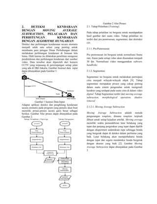 Deteksi, pelacakan dan jumlah kendaraan dengan moving average ...