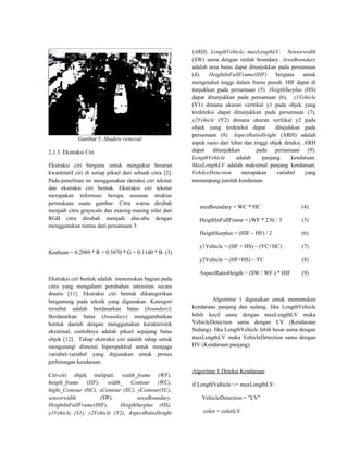 Deteksi, pelacakan dan jumlah kendaraan dengan moving average ...