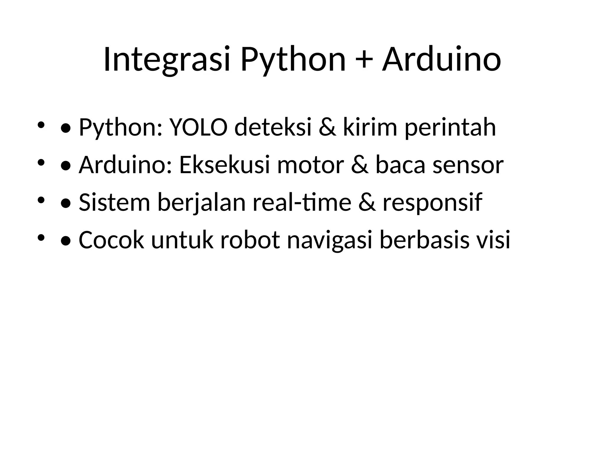 ppt yolo deteksi rambu arduino dan image processing 2 | PPTX