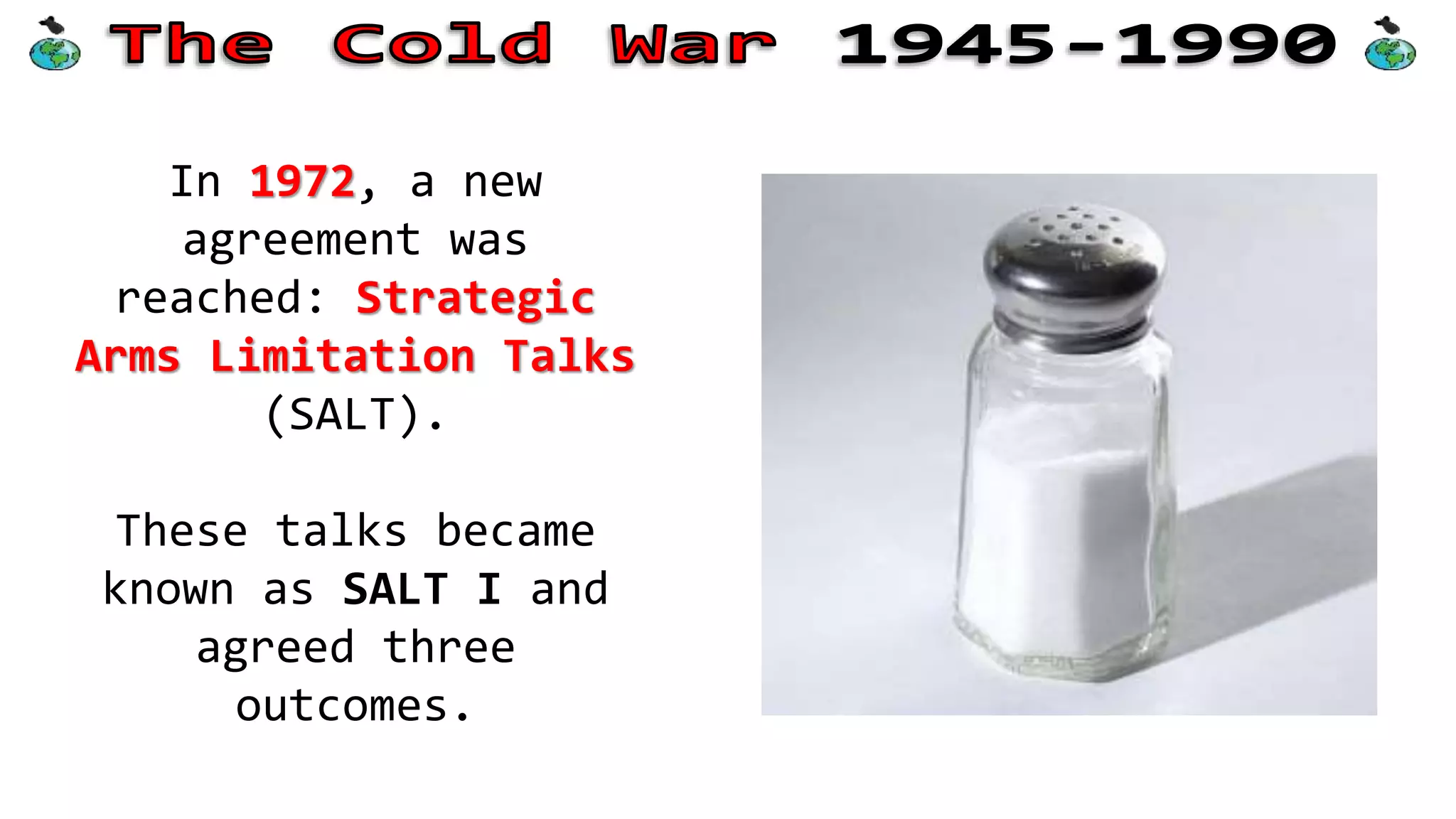 Changing Cold War relations - Detente | PPTX