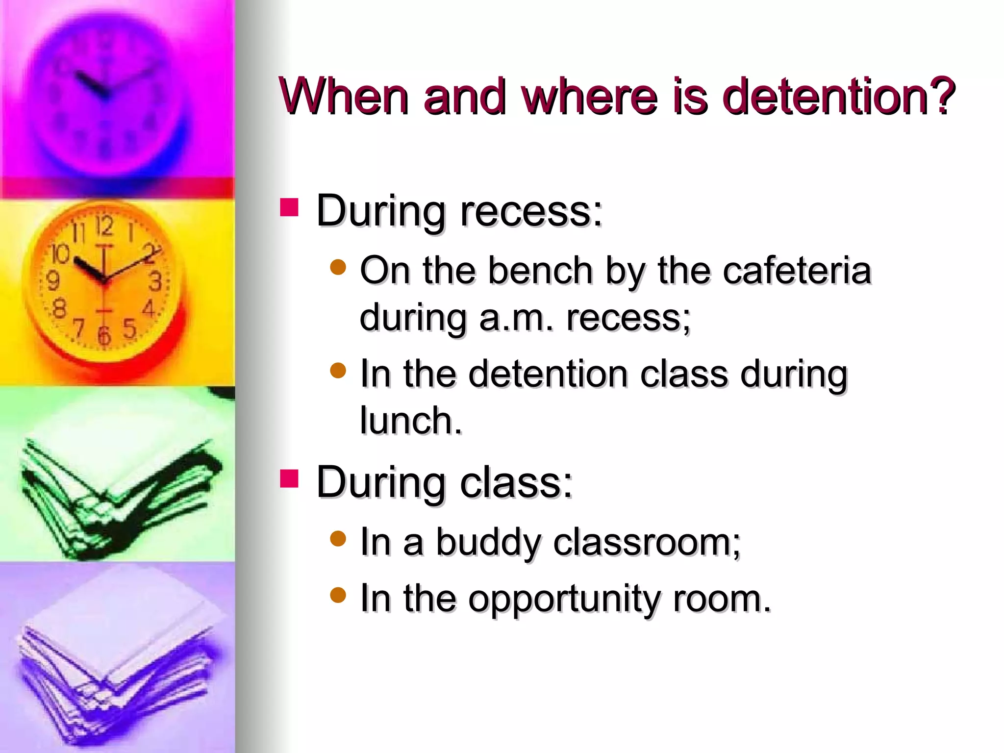 Detention Procedures | PPT