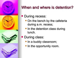 Detention Procedures | PPT