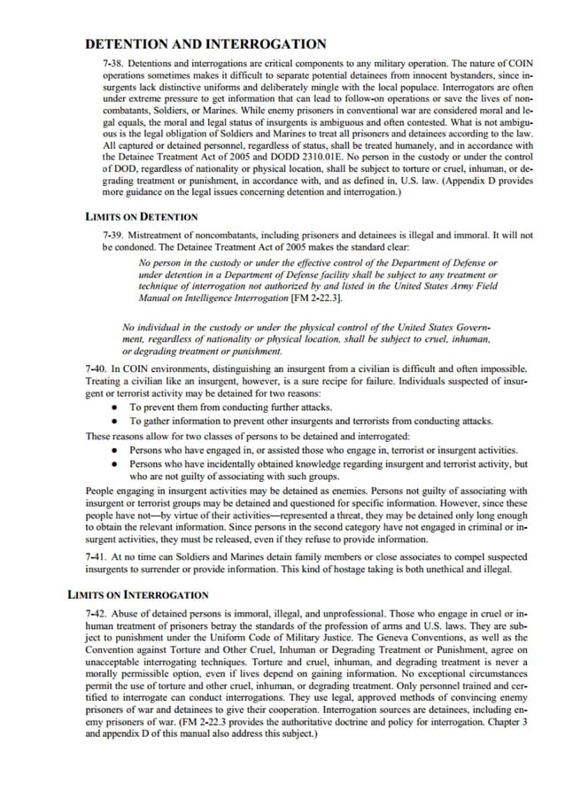 Detention and interrogation | PDF